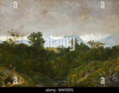 Wojciech Gerson - Pejzaż z Podhala 1892 Stock Photo - Alamy