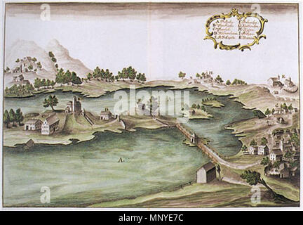 Map of Staffelsee Stock Photo - Alamy