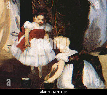 Music in the Tuileries Gardens by Edouard Manet, oil on canvas, 1862 ...
