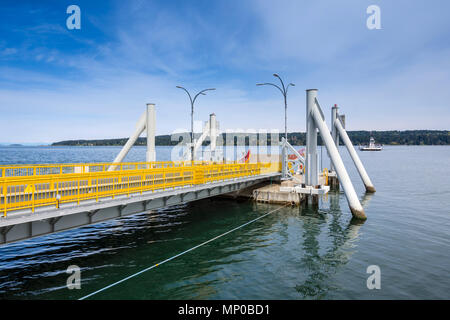 Cable ferry terminal, Buckley Bay, Vancouver Island, BC, Canada Stock ...