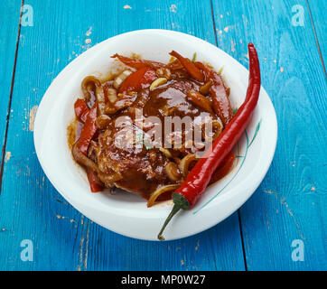 African chicken Style of Macao , close up Stock Photo - Alamy