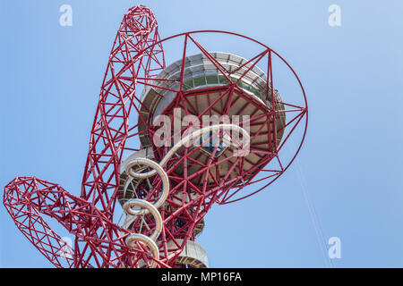 Arcelormittal Orbit sculpture, with the tallest and longest tunnel ...
