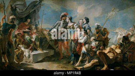 'La reina Zenobia ante el emperador Aureliano' is a historical painting ...