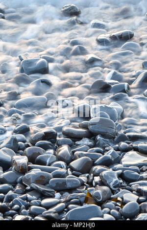 The pebble beach at Millook Haven in North Cornwall UK Stock Photo - Alamy