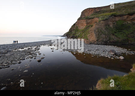 Millook Sunset, Cornwall Stock Photo - Alamy