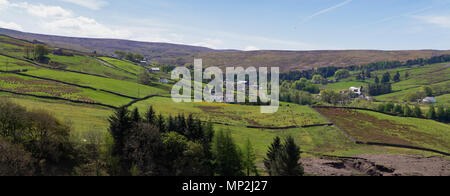 Rural view at Nenthead Stock Photo - Alamy
