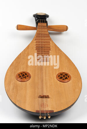 a liuqin a three stringed, Chinese lute Stock Photo - Alamy