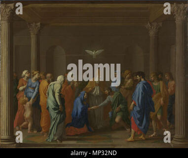 Seven Sacraments - Marriage I (c1637-1640) Nicolas Poussin Stock Photo ...