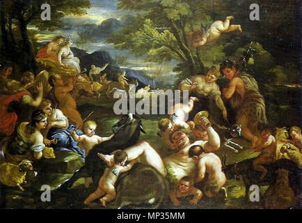 Luca Giordano - Bacchus and Ariadne Stock Photo - Alamy