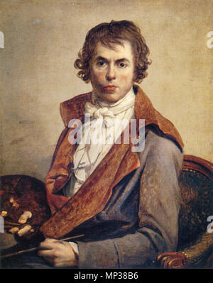Self-portrait - by Jacques-Louis David, 1794 Stock Photo - Alamy