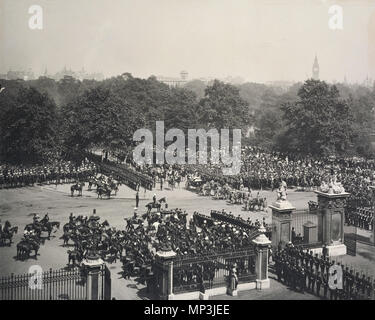 Queen Victoria Diamond Jubilee 1897 - St Paul's Cathedral Stock Photo ...