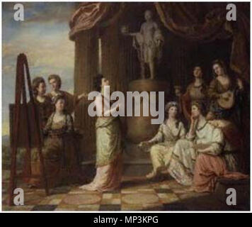 English: The nine muses 18th century. 1178 The nine muses - William ...