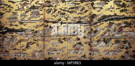 Scenes in and around the Capital (Shokoji Takaoka)2 Stock Photo - Alamy