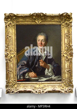 The portrait of Denis Diderot by Van Loo from 1767 captures the ...