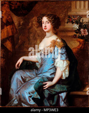 This portrait of Queen Mary II, painted by Sir Peter Lely, represents ...