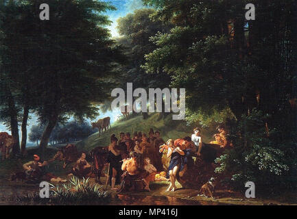 Taunay - Apolo visitando Admeto Stock Photo - Alamy