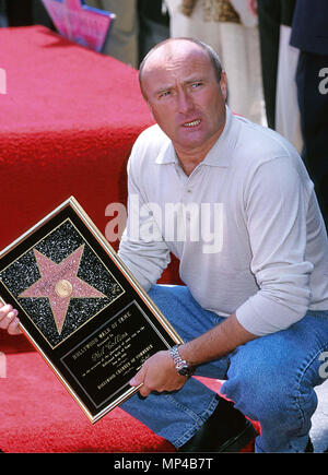 Phil Collins Star on the Hollywood Walk of Fame, Hollywood Boulevard ...