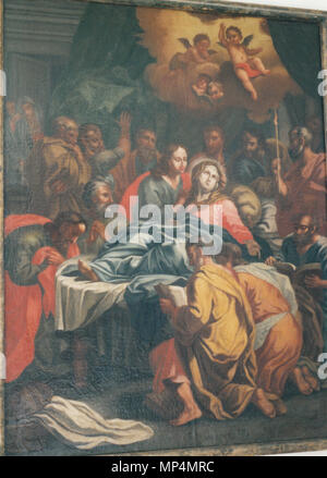 . Deutsch: Kreuzgang im Kloster Ottobeuren - Jesus ehrt seine Mutter ...