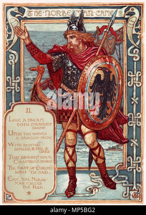 The Norseman 1893 by Walter Crane Stock Photo - Alamy