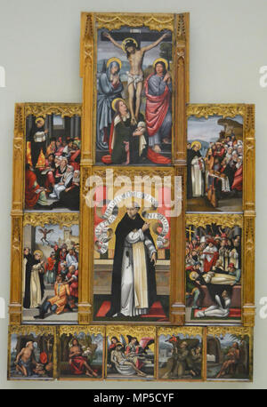 'Retaule de sant Vicent Ferrer' by Miguel del Prado is a religious ...