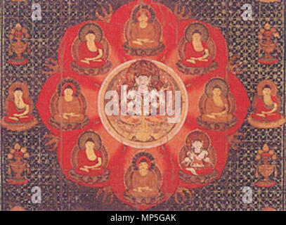 Peacock Sutra Mandala (Matsuodera Izumi Stock Photo - Alamy