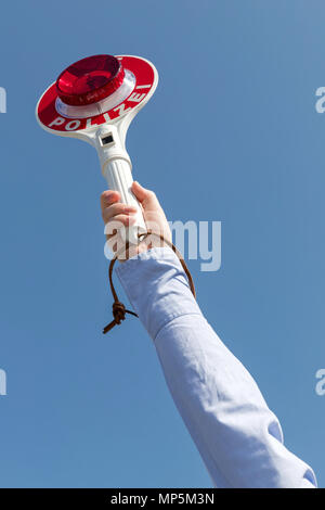 signalling disk of the German police Stock Photo - Alamy
