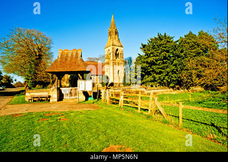 St John parish church, Whitwell on the Hill, North Yorkshire Stock ...