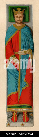 Richard I or Richard the Lionheart, portrait. King of England from 1189 ...