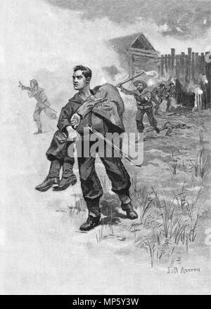 Battle during the British colonial wars: penetration in Sub-Saharan ...