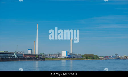 Ford factory at river Rhine in Cologne, 05.06.2020, aerial view ...