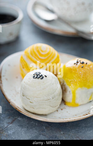 Popular Chinese pastry Sweetheart Cake or Wife Cake is a traditional ...