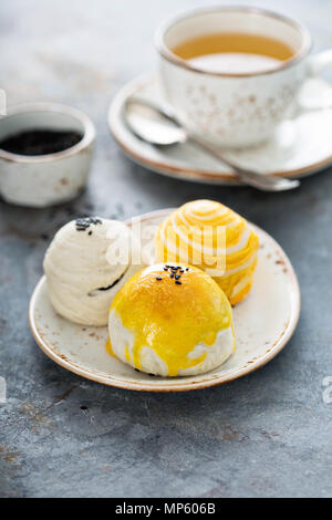 Popular Chinese pastry Sweetheart Cake or Wife Cake is a traditional ...