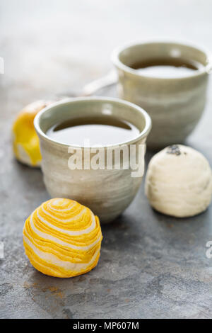 Popular Chinese pastry Sweetheart Cake or Wife Cake is a traditional ...