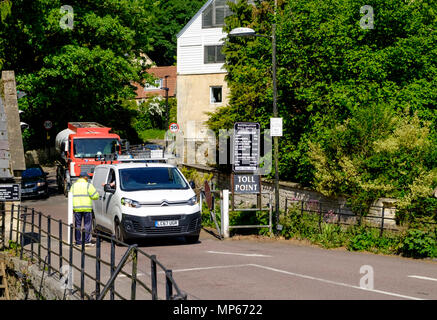 Batheaston Toll Bridge over River Avon, Somerset, England, UK Stock ...