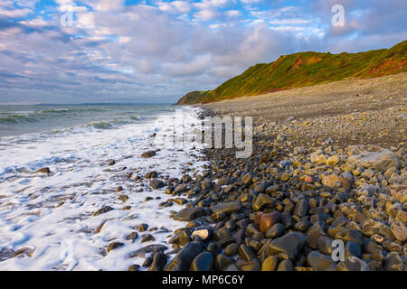 Peppercombe Beach. South west coast path. North Devon. West country ...