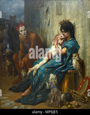 Les saltimbanques, Gustave Doré, 1874 Stock Photo - Alamy