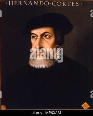 Oil painting portrait of Spanish conquistador and explorer Francisco ...