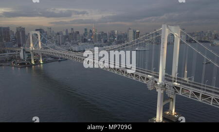 Tokyo, Tokyo, China. 21st May, 2018. The Rainbow Bridge is a suspension ...