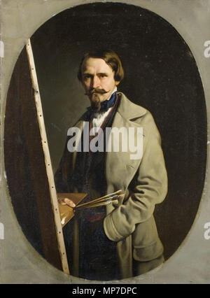 ‘Autoportret’ (Self-portrait) by Aleksander Raczynski presents the ...