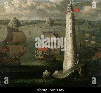 Isaac Sailmaker - English Sailing Vessels off the Coast of Dover Stock ...