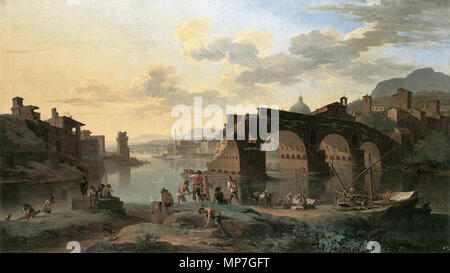 River View with the Ponte Rotto Stock Photo - Alamy