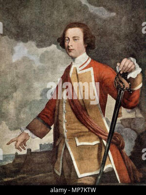 This portrait of James Wolfe by Joseph Highmore depicts the British ...