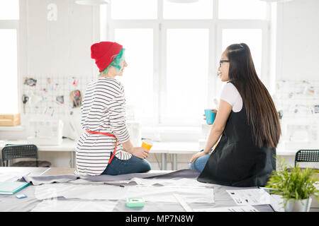 Two fashion designers Stock Photo - Alamy