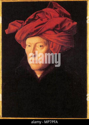 Jan van Eyck’s 'Portrait of a Man' (1433), often referred to as 'The ...