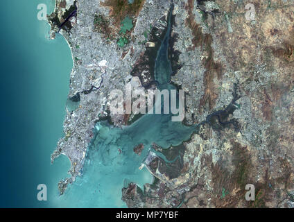 satellite image of Mumbai India Stock Photo - Alamy