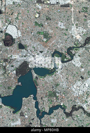 Satellite image of Perth, Australia Stock Photo - Alamy