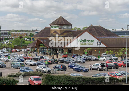 Waitrose supermarket Rushden Northamptonshire UK Stock Photo - Alamy