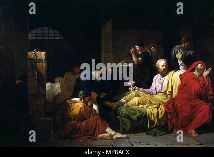 Jean-François-Pierre Peyron - The Death of Socrates Stock Photo - Alamy