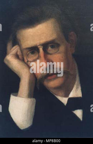 Jens Peter Jacobsen (1847-1885), Danish poet. Painting by Ernst ...