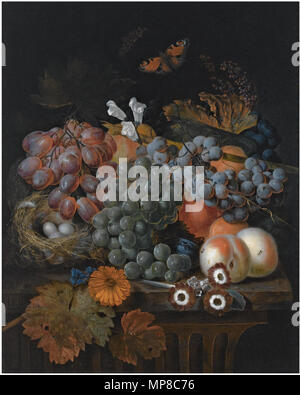Still Life with White Grapes between 1622 and 1660 by Michelangelo ...
